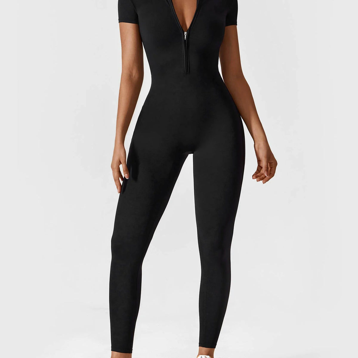 Classic Zip Jumpsuit – The Peach Lift™